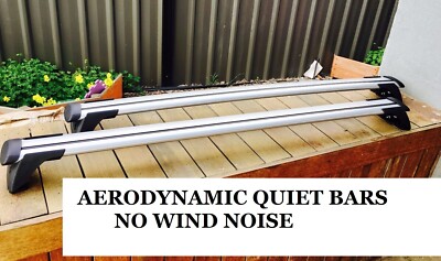 2x Aerodynamic Cross bar / Roof rack for BMW 5 Series G30 Sedan 2017 ...