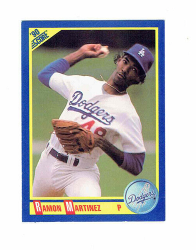 Ramon Martinez Dodgers #48 Pitcher #461 Score 1990 Baseball Card | eBay