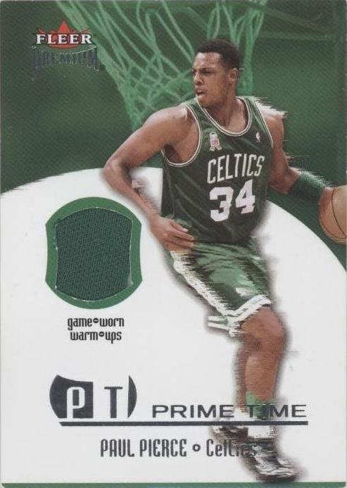 2002-03 Fleer Premium - Prime Time Game-Worn Paul Pierce (MEM) for sale ...
