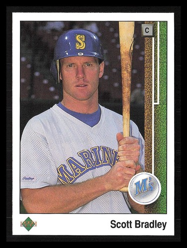 Scott Bradley 1989 Upper Deck #226 Seattle Mariners | eBay