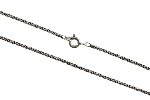 Fine Mesh Palm Tree Chain Silver 925 - 70 cm - Width 1.6mm - 8 gr #5563 ...