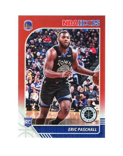 ERIC PASCHALL 2019-20 Panini NBA Hoops Premium Stock Red Prizm Rc #230 ...