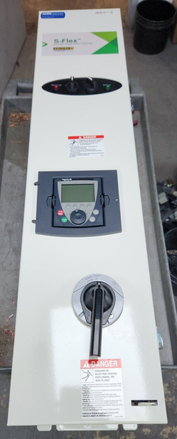 😎 SQUARE D 3 HP ATV212 S-FLEX ENCLOSED VFD 460 VAC 3 PHASE SFD212EG4Y ...