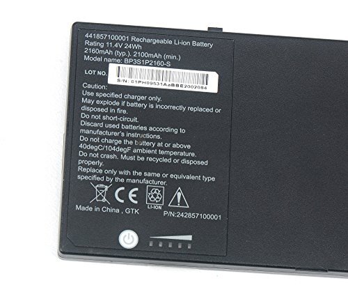 Für Getac F110 Ersatz - Akku - Battery 11.4V 2160mAh 24Wh BP3S1P2160-S ...