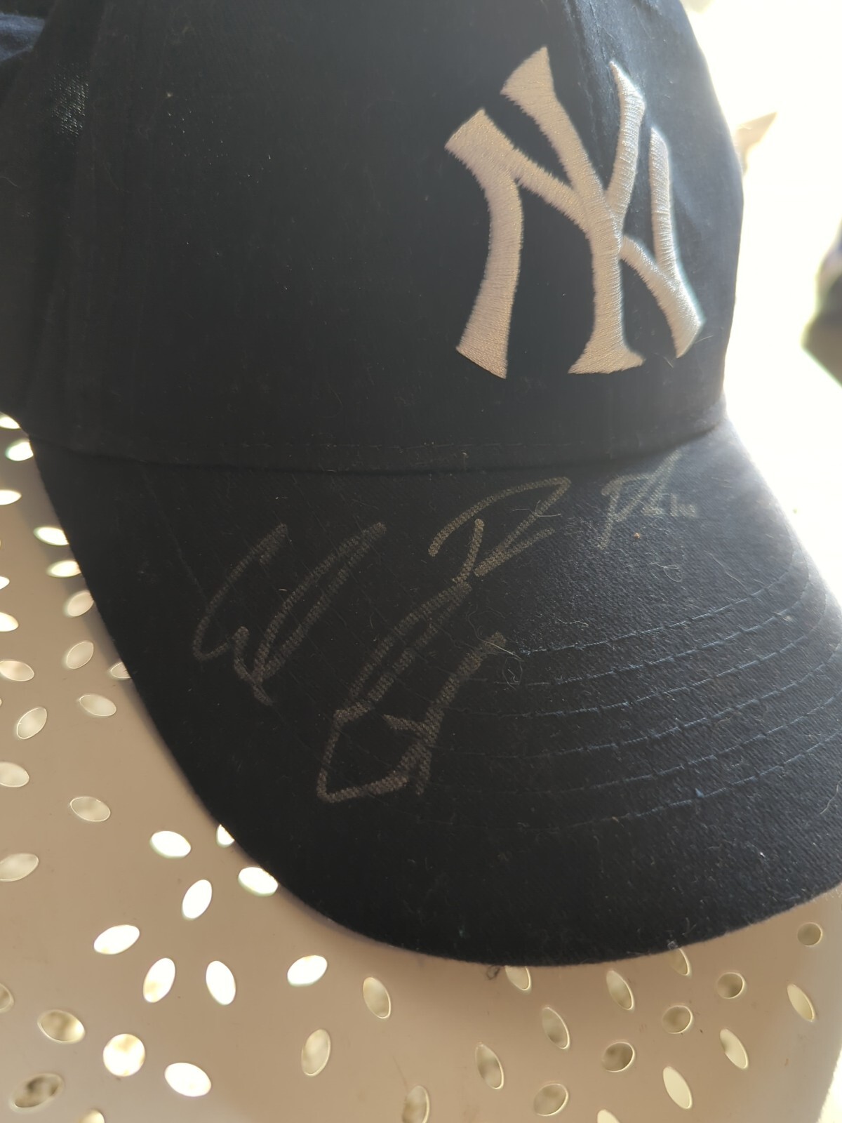 New York Yankees Signed Hat un identified signatures. | eBay