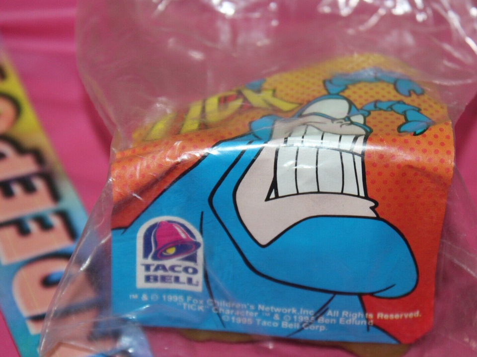 Taco Bell Meal Toy The Tick Evil Tongue Thrakkorzog Squirt Toy Sealed ...