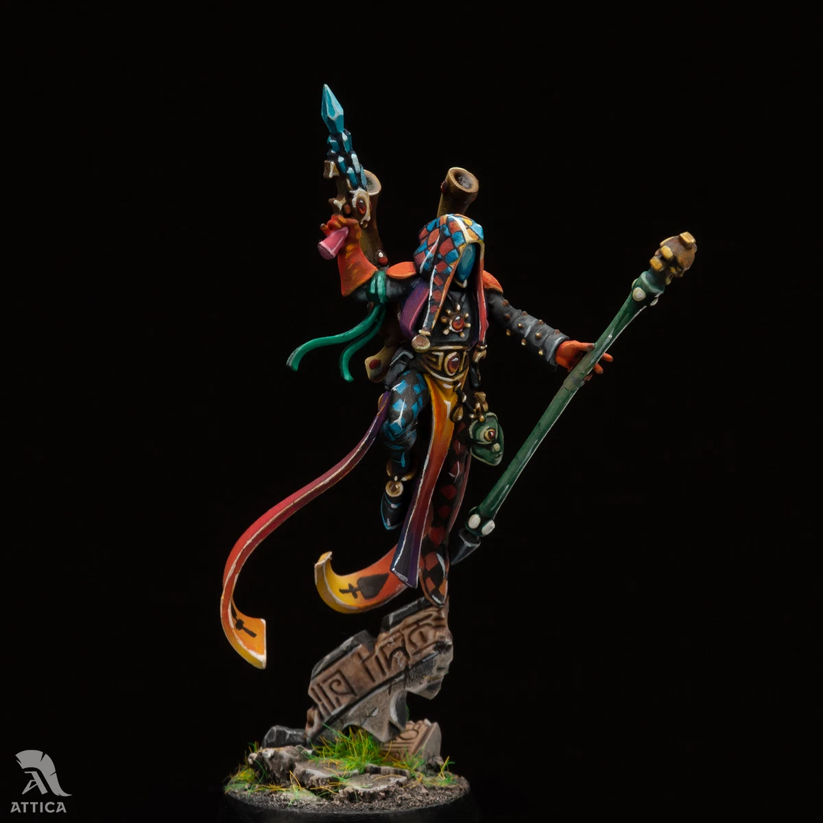 Shadowseer Of Harlequins Painted Figure Warhammer 40k, 55% OFF