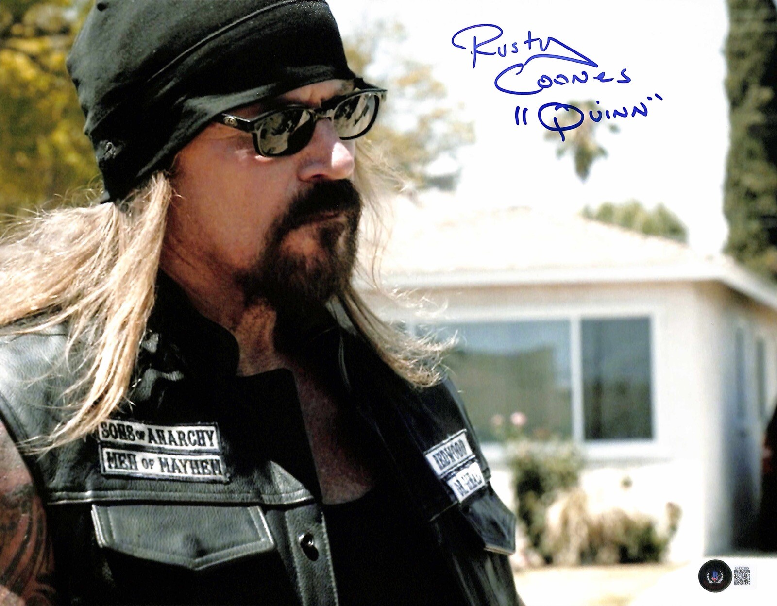 Sons of Anarchy Rusty Coones Signed 11x14 Photograph BECKETT (Grad ...