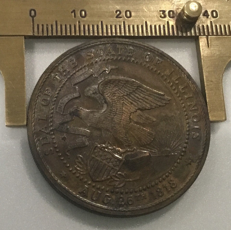 Illinois State Governor Richard Ogilvie Inaugurated Coin Medal | eBay