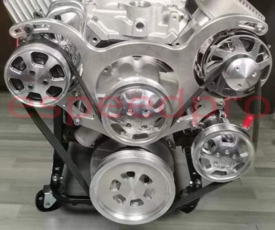 Big Block Chevy BBC 454 Billet Aluminum Serpentine Complete Engine ...