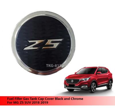 Fuel Filler Gas Tank Cap Cover Black Chrome For MG ZS SUV 2018 2019 | eBay
