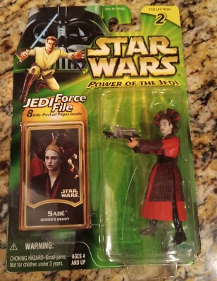 STAR WARS - SABE - WITH JEDI FORCE FILE - POWER OF THE JEDI - HASBRO ...