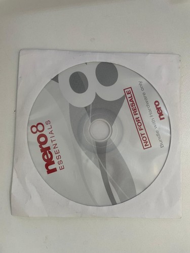 Nero 8 Essentials CD/DVD Brennsoftware + Lizenz für XP/Vista/Windows 7 ...