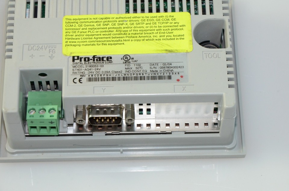 Pro-Face Digital Electronics 3180053-03 ST401-AG41-24V Touch Panel ...