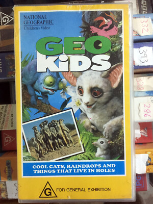 Geo Kids National Geographic Children's Video VHS Cassette Tape 1994 | eBay