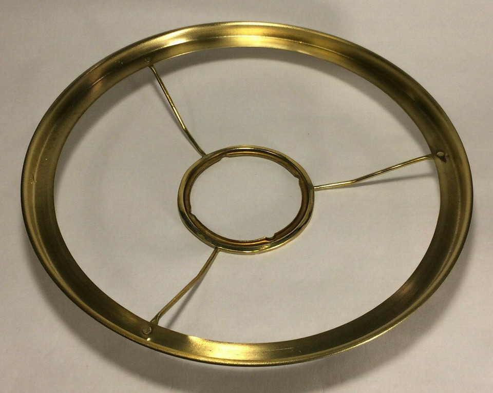 New 10" Fitter Solid Brass Shade Ring Holder For Rayo & Central Draft ...