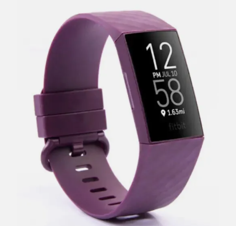 Fitbit Charge 4 Activity Tracker FB417BKBK GPS Heart Rate -Black/Purple ...