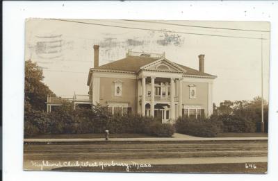 Real Photo Postcard Post Card West Roxbury Massachusetts Mass Ma ...