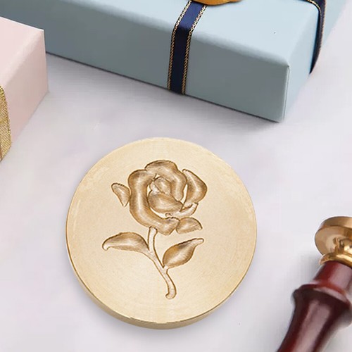 3D Embossed Fire Paint Stamp Head Retro Brass Seal Craft Tool (Single ...