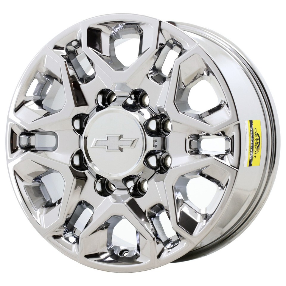 18" CHEVROLET SILVERADO 2500 PVD BRIGHT CHROME WHEELS-C RIMS FACTORY ...
