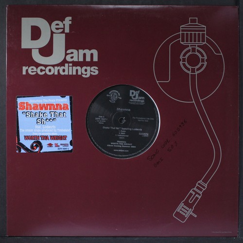 SHAWNNA: shake that sh** DEF JAM 12" Single 33 RPM | eBay