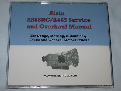 Aisin AS68RC/AS465 transmission service and rebuild manual | eBay