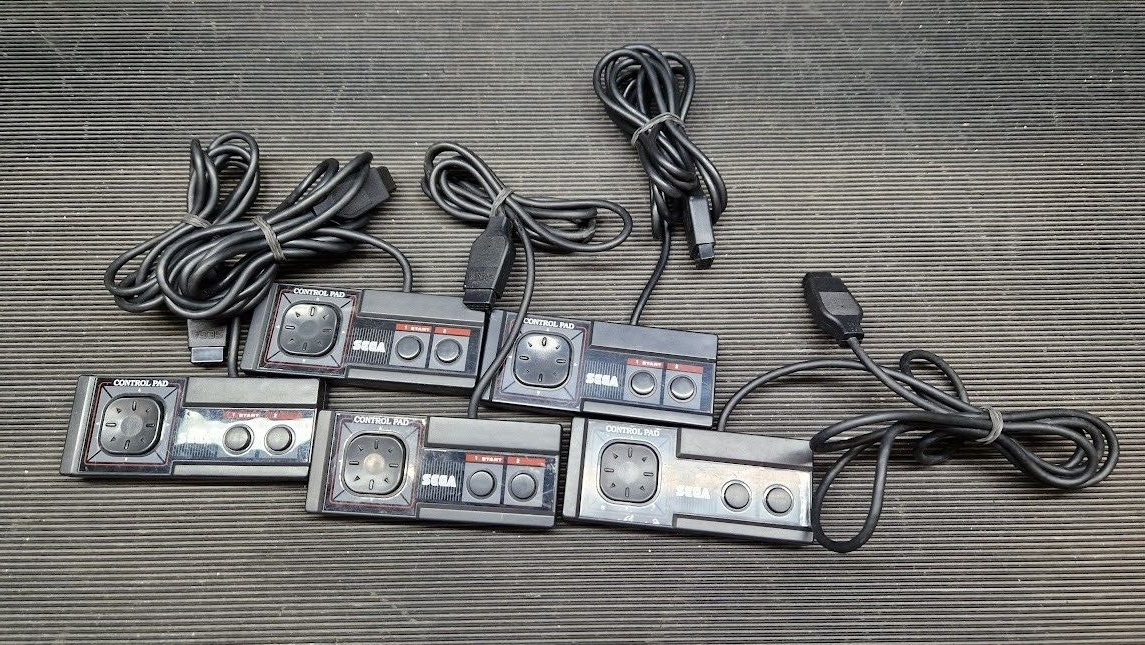 Lot of 5 Sega Master System Control Pad 3020 Controller For parts Not ...