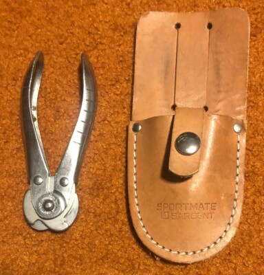 Sargent & Co.,4-1/4" Thin Jaw Double Wire Cutters with Leather Hoder | eBay