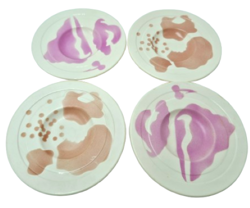 Play Food Vintage Fisher Price Water Color Changing Plates Rare! Great ...