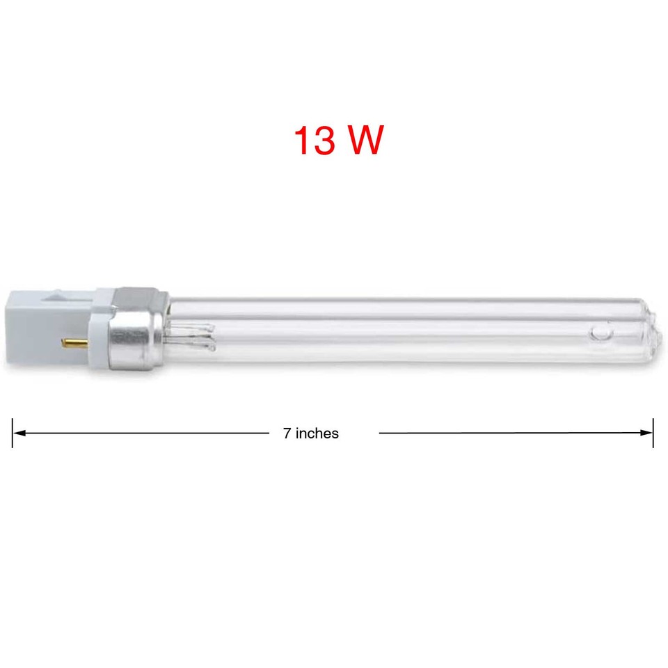 New 2x 13W G23 ZW13D12-H145 - G23/ Base - Germicidal Ultraviolet,UV ...