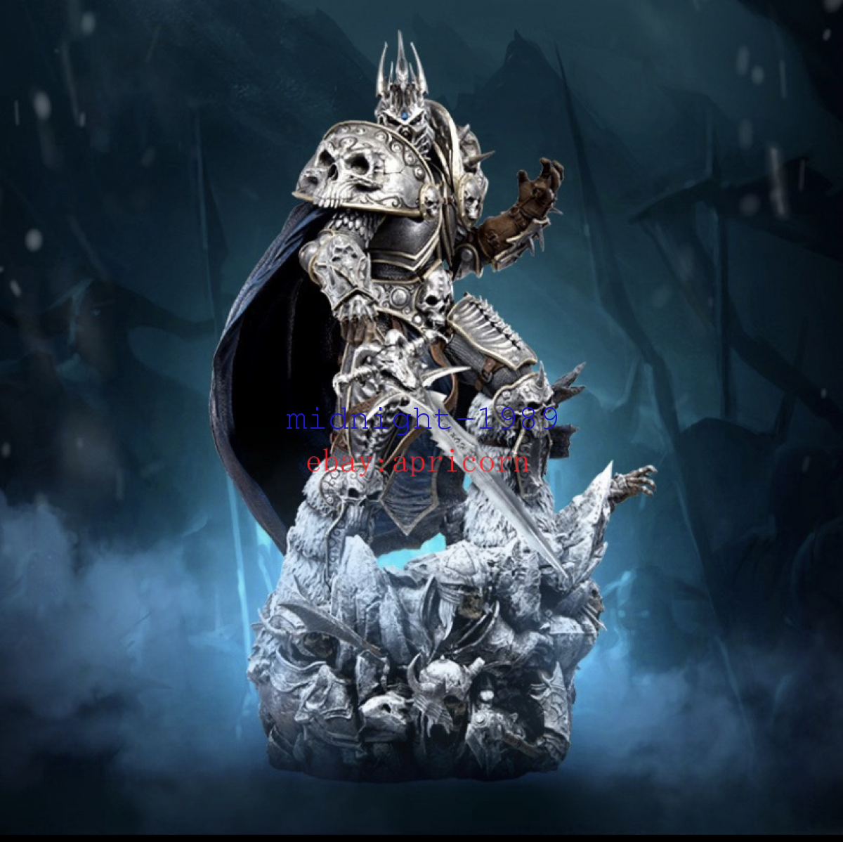 Blizzard World of Warcraft Lich King Statue Figure Collectible Model 1/ ...