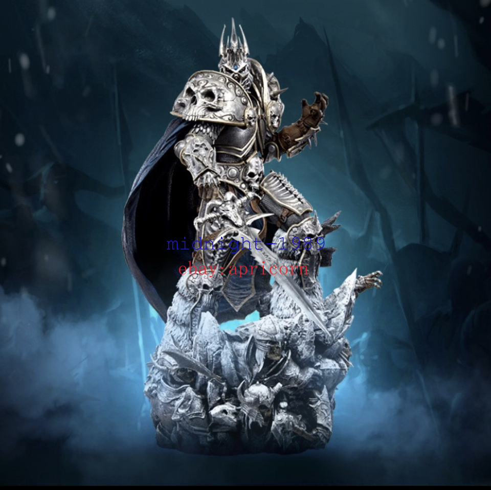 Blizzard World of Warcraft Lich King Statue Figure Collectible Model 1/ ...