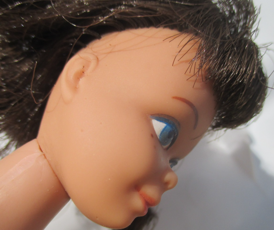 Vintage Midge Doll Brunette Flip With Original Swimsuit 1962 Mattel ...
