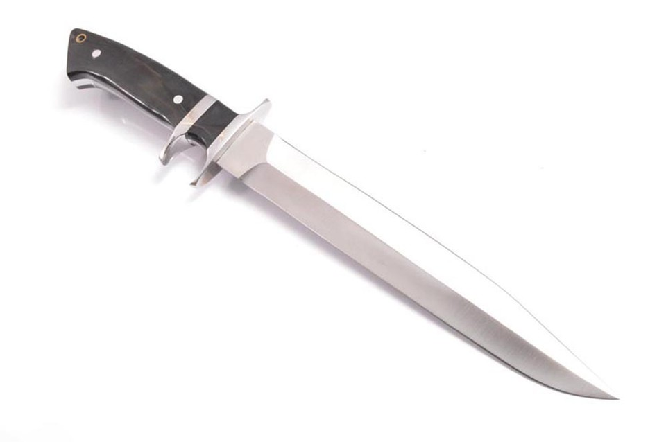 14.3" Base Camp handmade full tang D2 Tool Steel Sub Hilt Fighter Knife ...