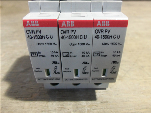 NEW ABB OVR PV 40-1500H C U 3 Pole Surge Protective Device | eBay