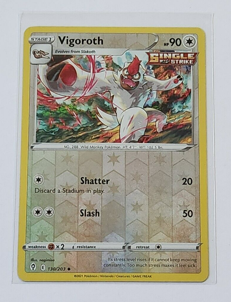 2021 POKEMON VIGOROTH HOLO TRADING CARD | eBay
