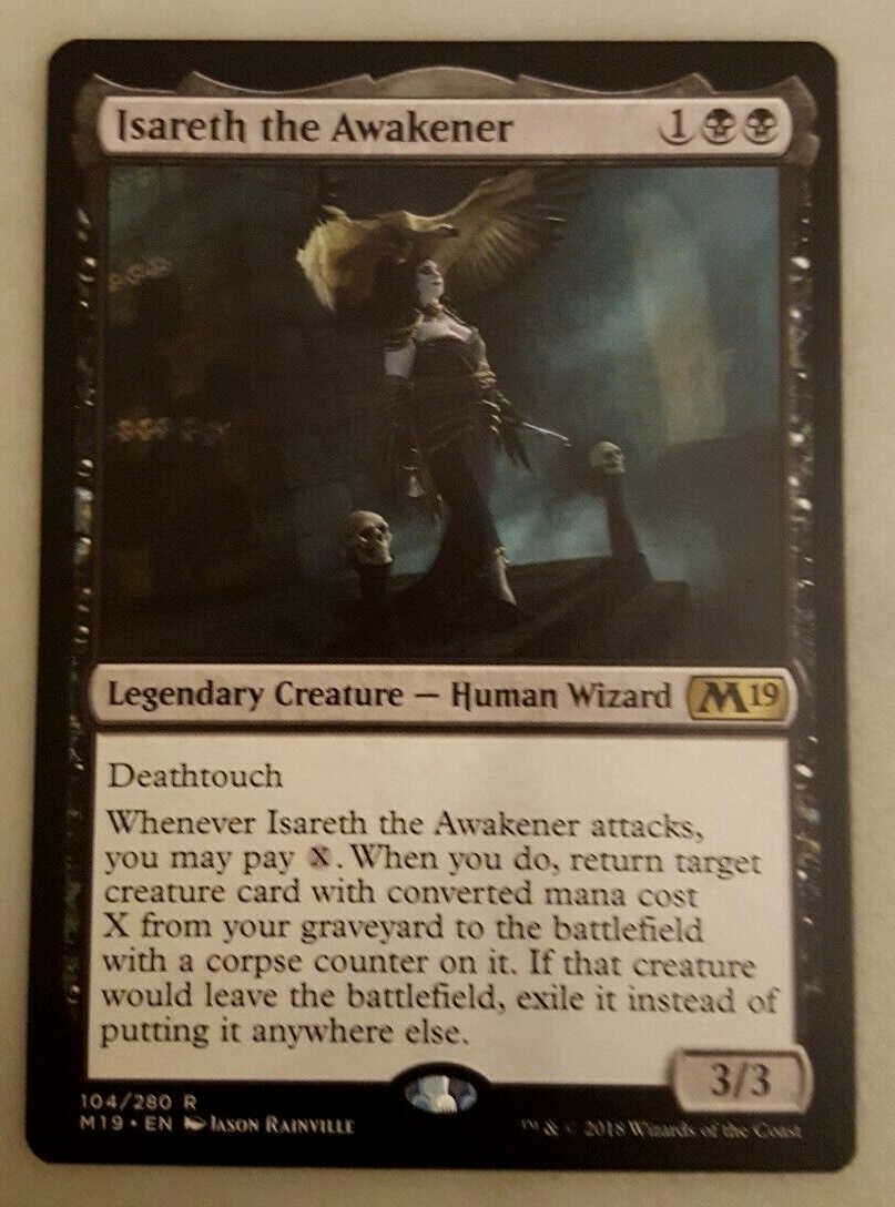 1x Isareth the Awakener Core Set 2019 M19 MTG Magic The Gathering NM | eBay