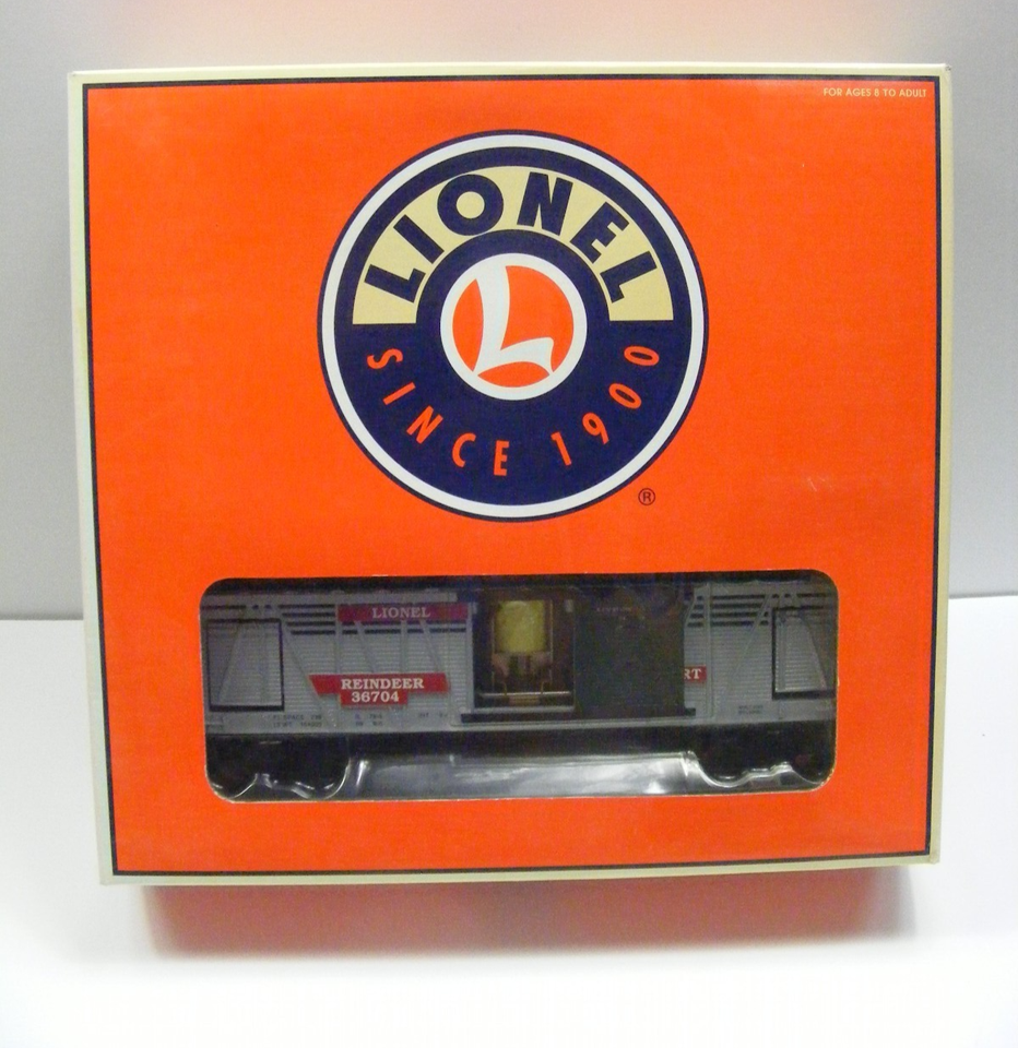 Lionel Train # 6-36704 Animated Reindeer Stock Car & Corral NIB D-3 | eBay