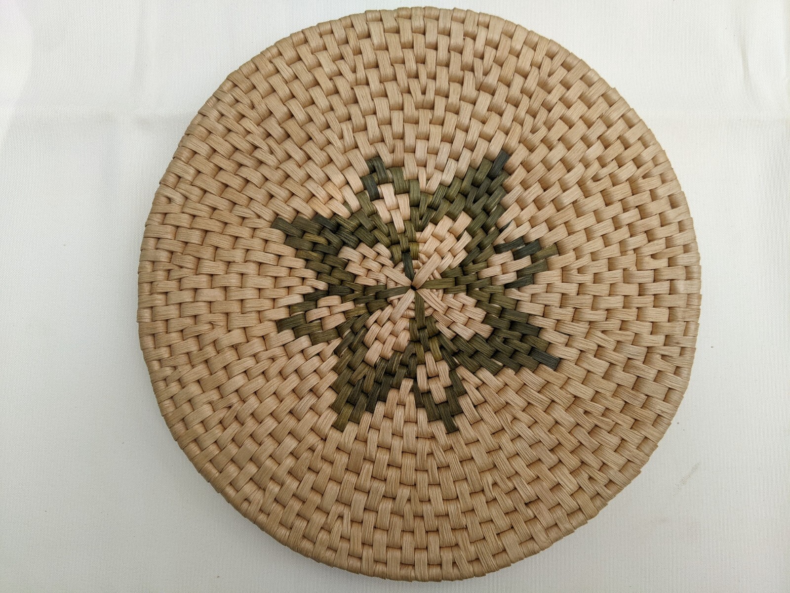 10.5" Fanner Basket in Gullah Sweetgrass Tradition | eBay