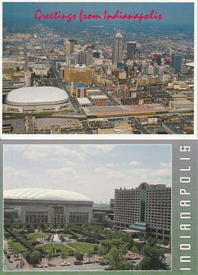 (2) NFL Indianapolis Colts RCA Dome (1984-2007) Football Stadium ...