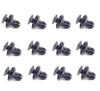 Mini Cooper Fender Liner Rivets / Clips Expanding Plastic Set of 12 OEM