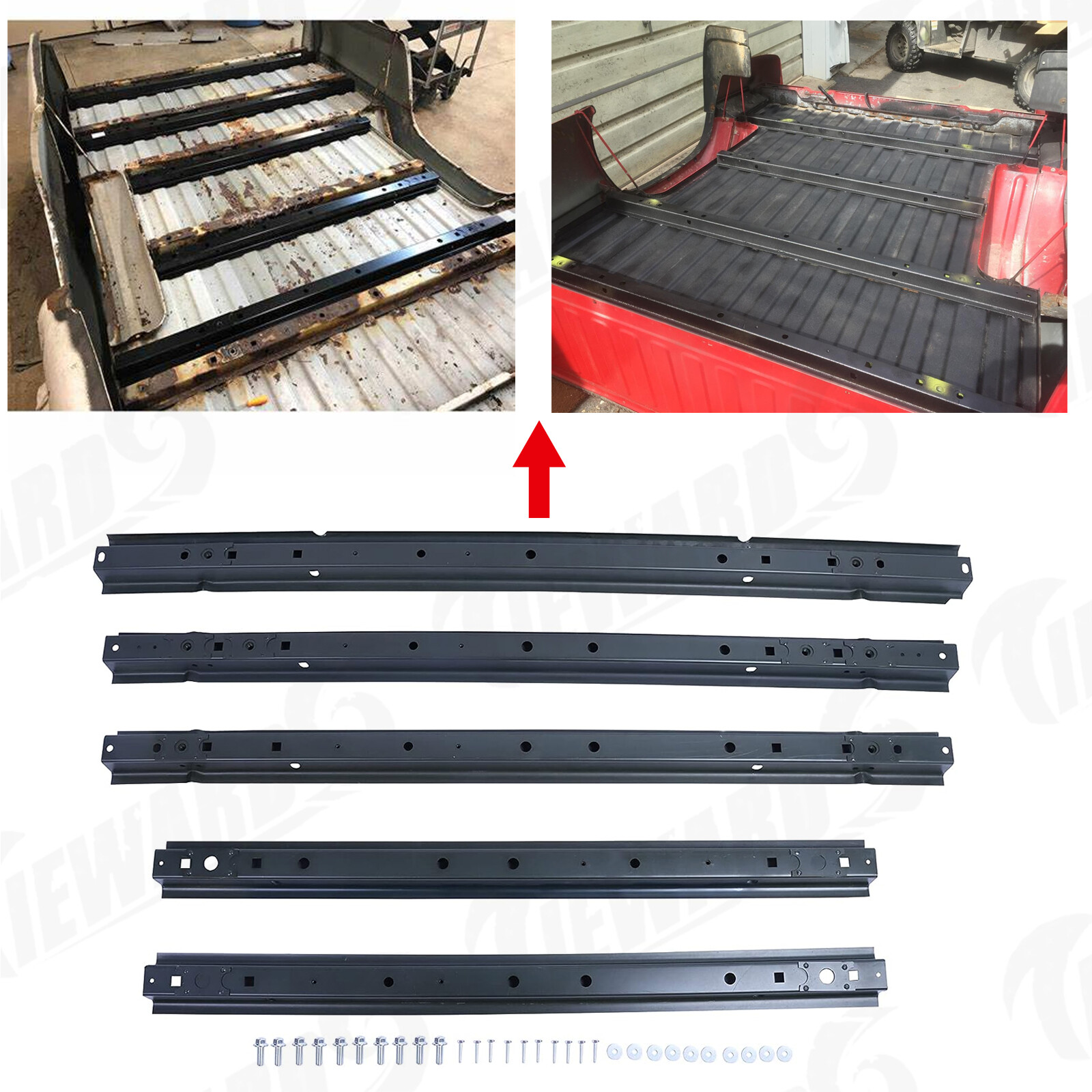 Bed Support Crossmembers for 99-07 Chevy Silverado/GMC Sierra 1500/2500 ...