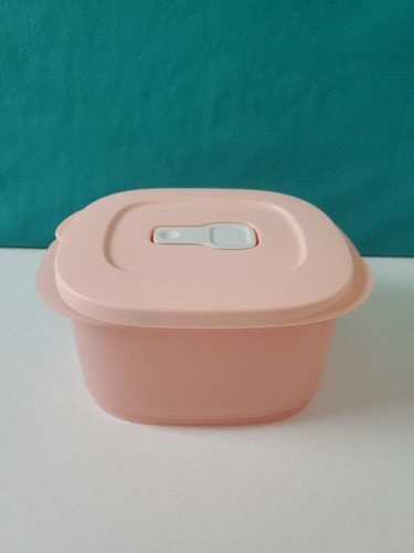 Tupperware CrystalWave Microwave PLUS Mini Square Container 3.25/ 800ml ...