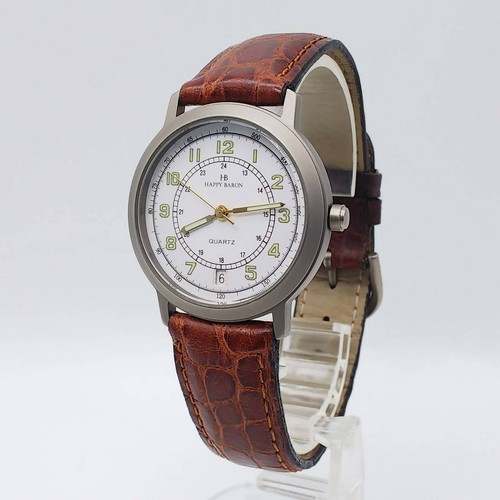 Operation Item Happy Baron All Titanium Men'S/Watch/Analog/Quartz | eBay