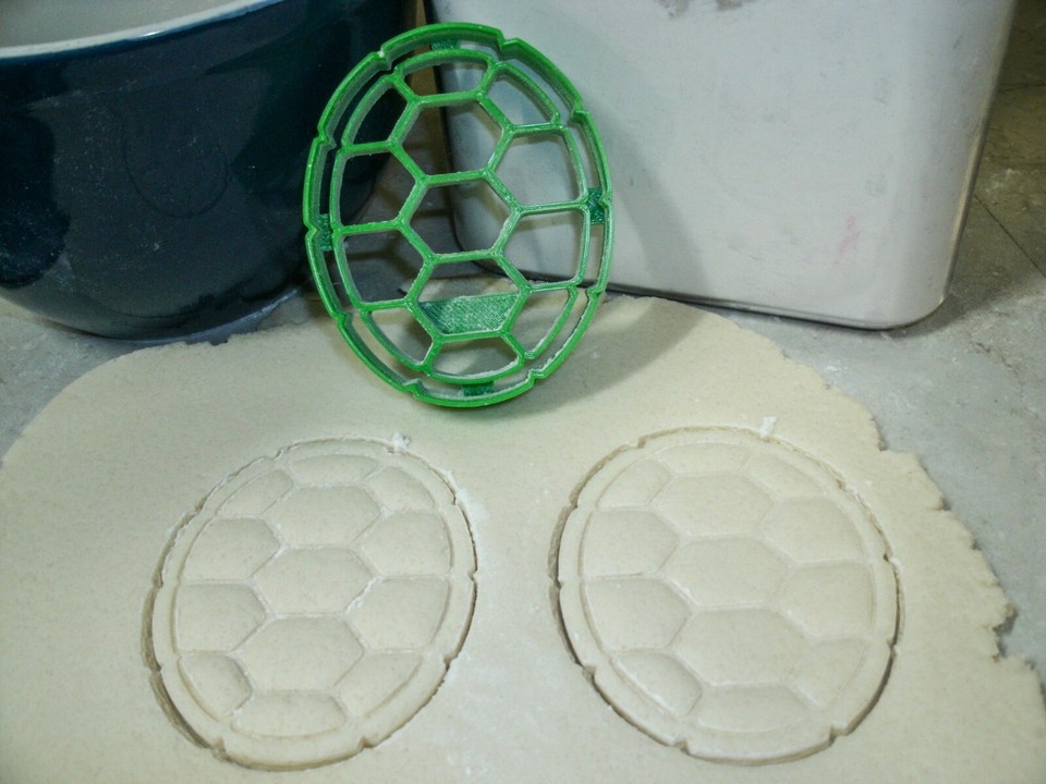 TURTLE SHELL TORTOISE TEENAGE MUTANT NINJA TURTLES TMNT COOKIE CUTTER ...