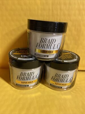 EBIN NEW YORK Braid Formula Conditioning Gel, Super Hold, 3.53 Oz (3 ...