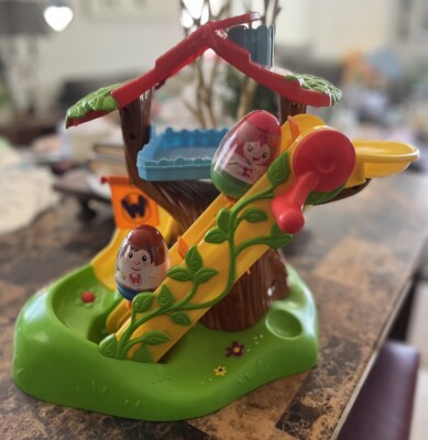 Playskool 2009 Weebles Wobble Musical Treehouse Slide w/ Sounds ...