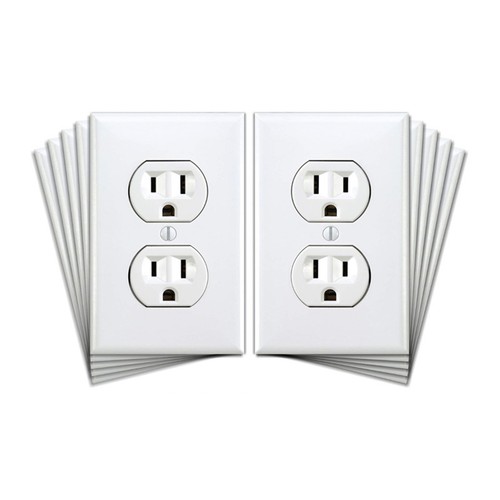 Realistic Fake Socket Sticker Wall Outlet Prank Prop Set for Home ...