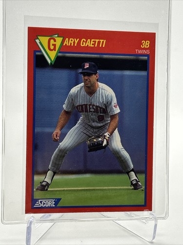 1989 Score Hottest 100 Gary Gaetti Baseball Card #21 Mint FREE SHIPPING ...