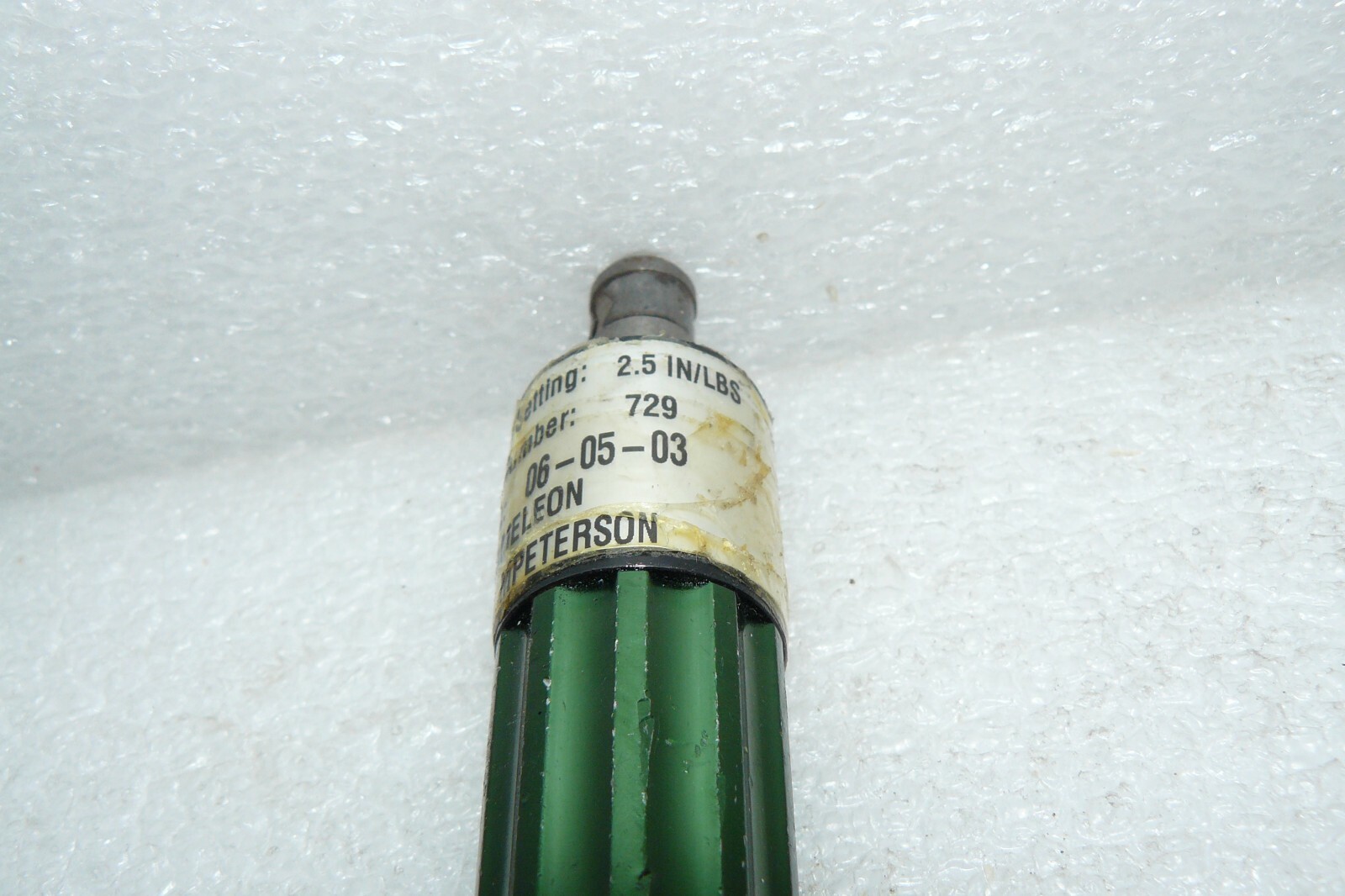 MOUNTZ TLS0135 TLS PRESET TORQUE SCREWDRIVER 2.5 IN/LBS GREEN 1/4" HEX ...